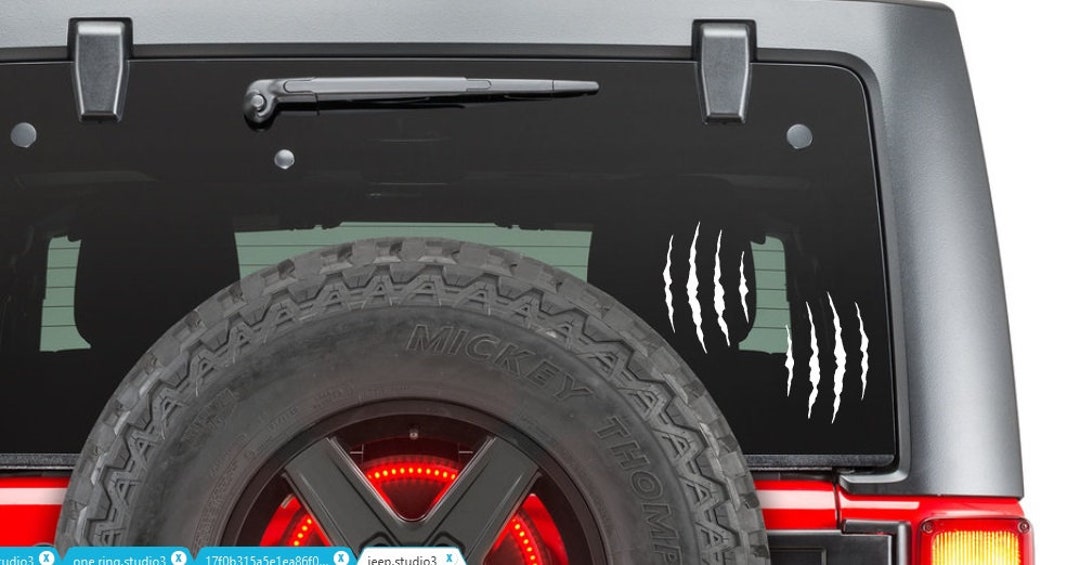Set of 2 Claw Mark Decals / Claw Mark Stickers / Wolverine Claws ...