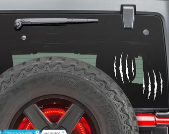 Claw Marks Decal, Claw Marks Sticker for Macbook, Laptop, Car, Notebook ...