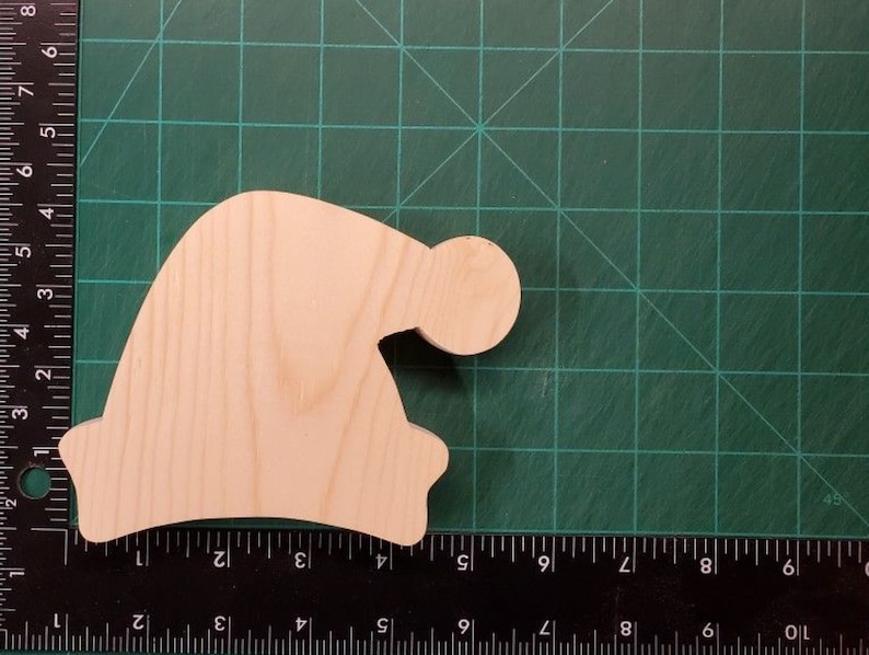 Unfinished Santa Hat Wood Cutout / DIY Fall Decor / DIY Winter - Etsy