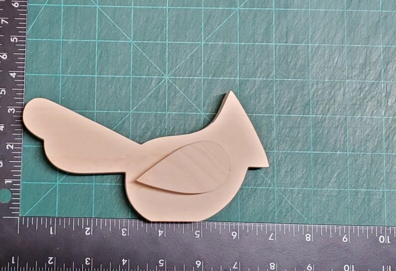 3 Pack Unfinished Wood Cardinal Cut Outs / 3-D / DIY Spring | Etsy