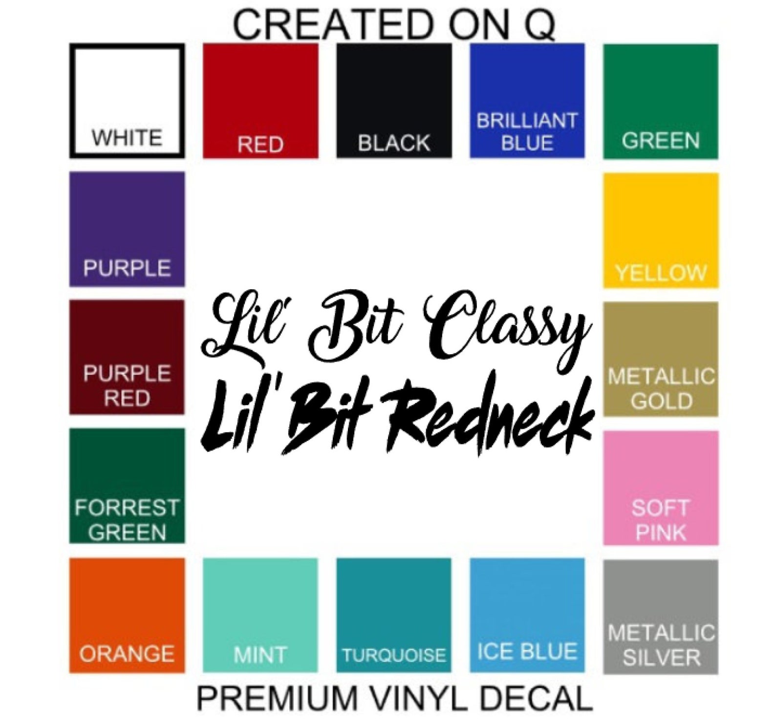 Lil' Bit Class Lil' Bit Redneck Vinyl Decal / Country - Etsy