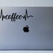 Heartbeat Coffee Decal / Coffee Heartbeat / Sticker / Decal / EKG / ECG ...