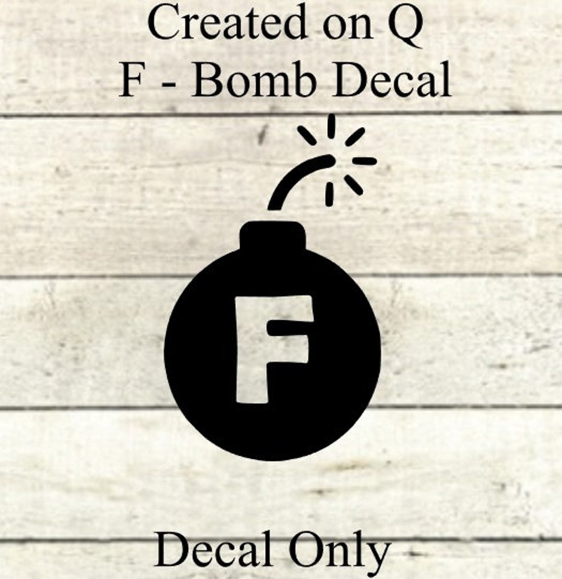 F-bomb Decal / Funny Decal / Car Decal / Truck Decal /boat | Etsy
