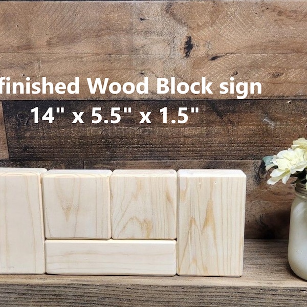 Unfinished Wood Sign - Etsy