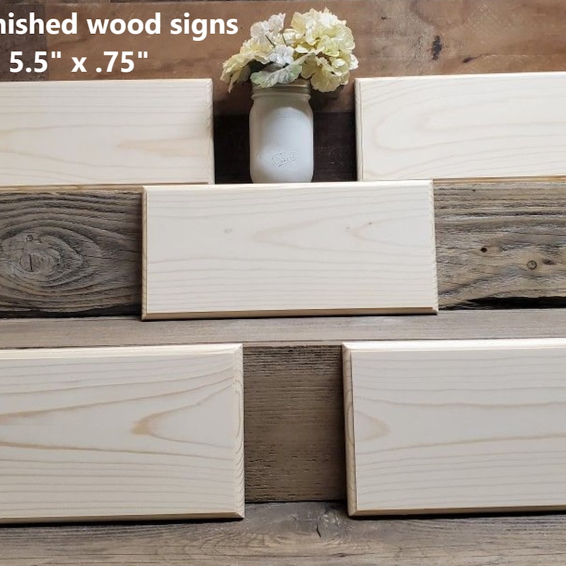 Unfinished Wood Sign - Etsy