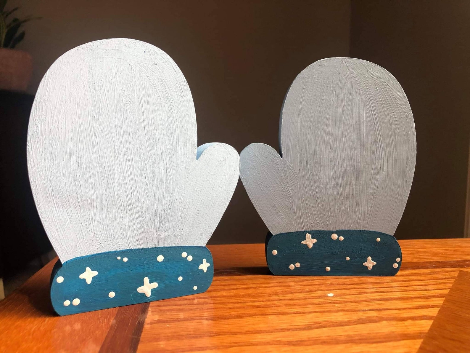 2 Pack Unfinished Wood Mittens Cutouts / DIY Fall Decor / DIY - Etsy