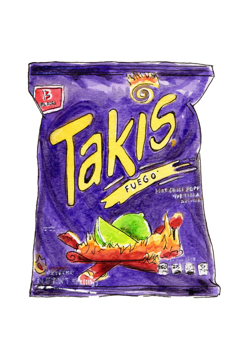 Snack Lover's Chip Bag Stickers- Flamin Hot Cheetos, Salt and Vinegar ...