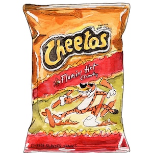Snack Lover's Chip Bag Stickers- Flamin Hot Cheetos, Salt and Vinegar ...