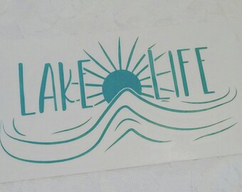Lake Decal | Etsy