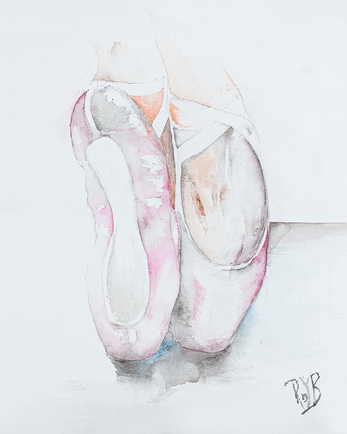 Ballet Shoes Poster From Original 5th Watercolor - Etsy