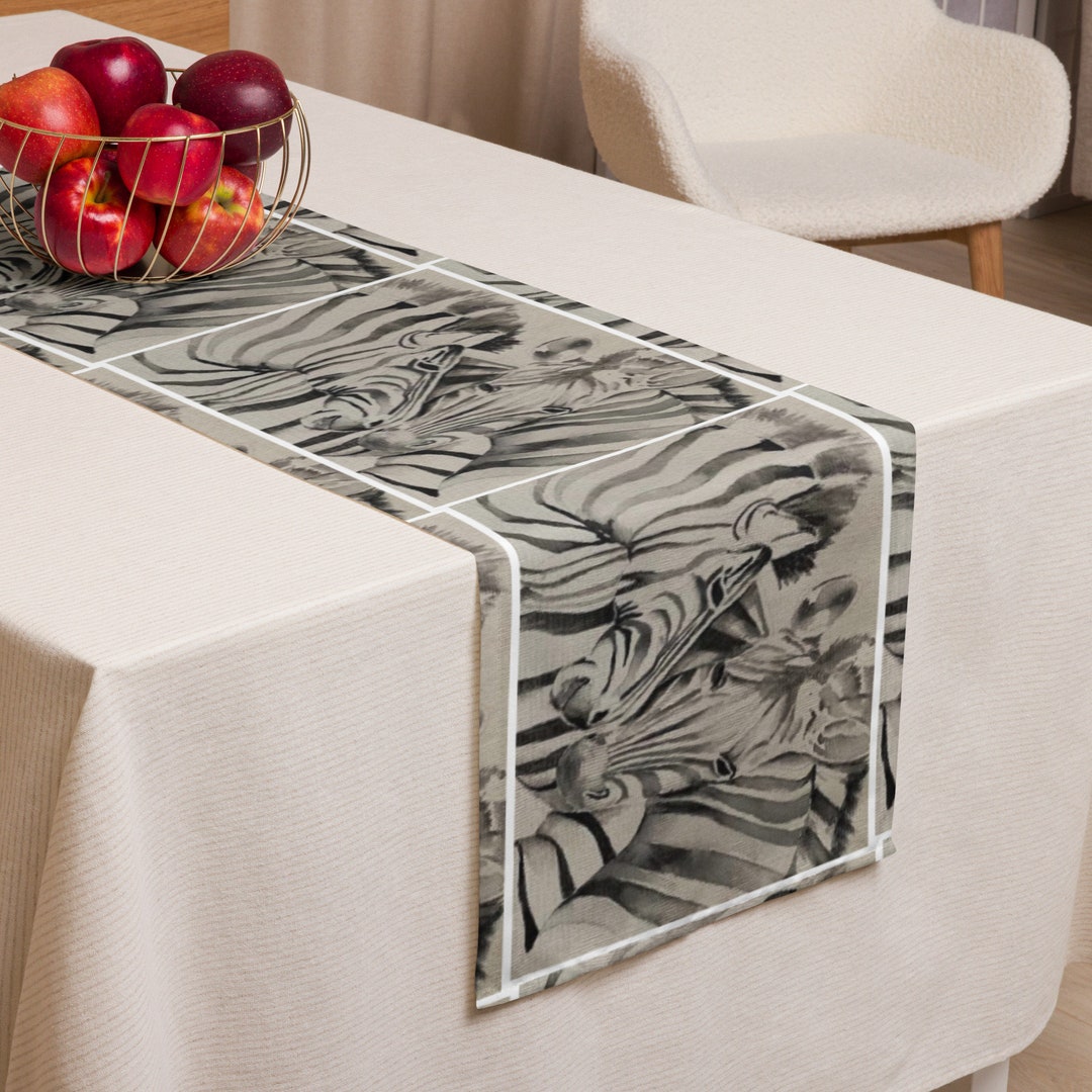 Table Runner With Sweetstripes Art by Roy Bramwell© - Etsy