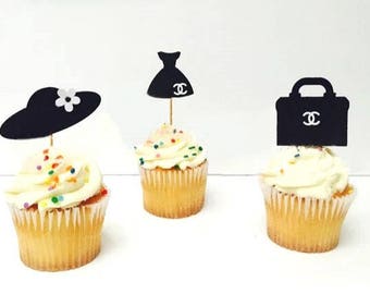 Chanel cake topper | Etsy