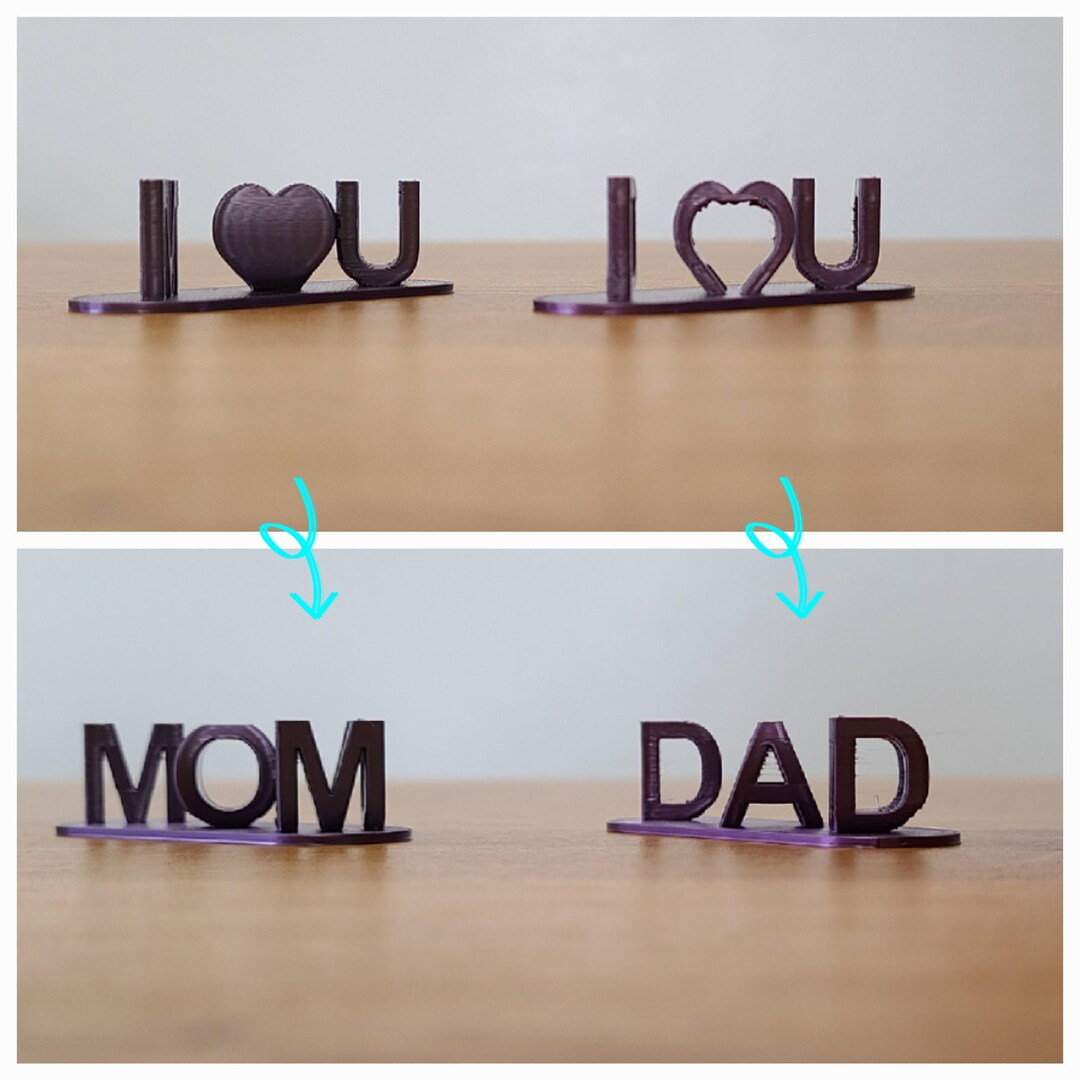 Customized Dual Word Visual Illusion Word - Split Text - Artwork, Sign ...