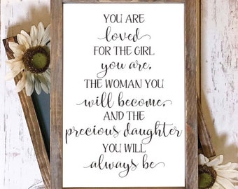 Daughter signs | Etsy