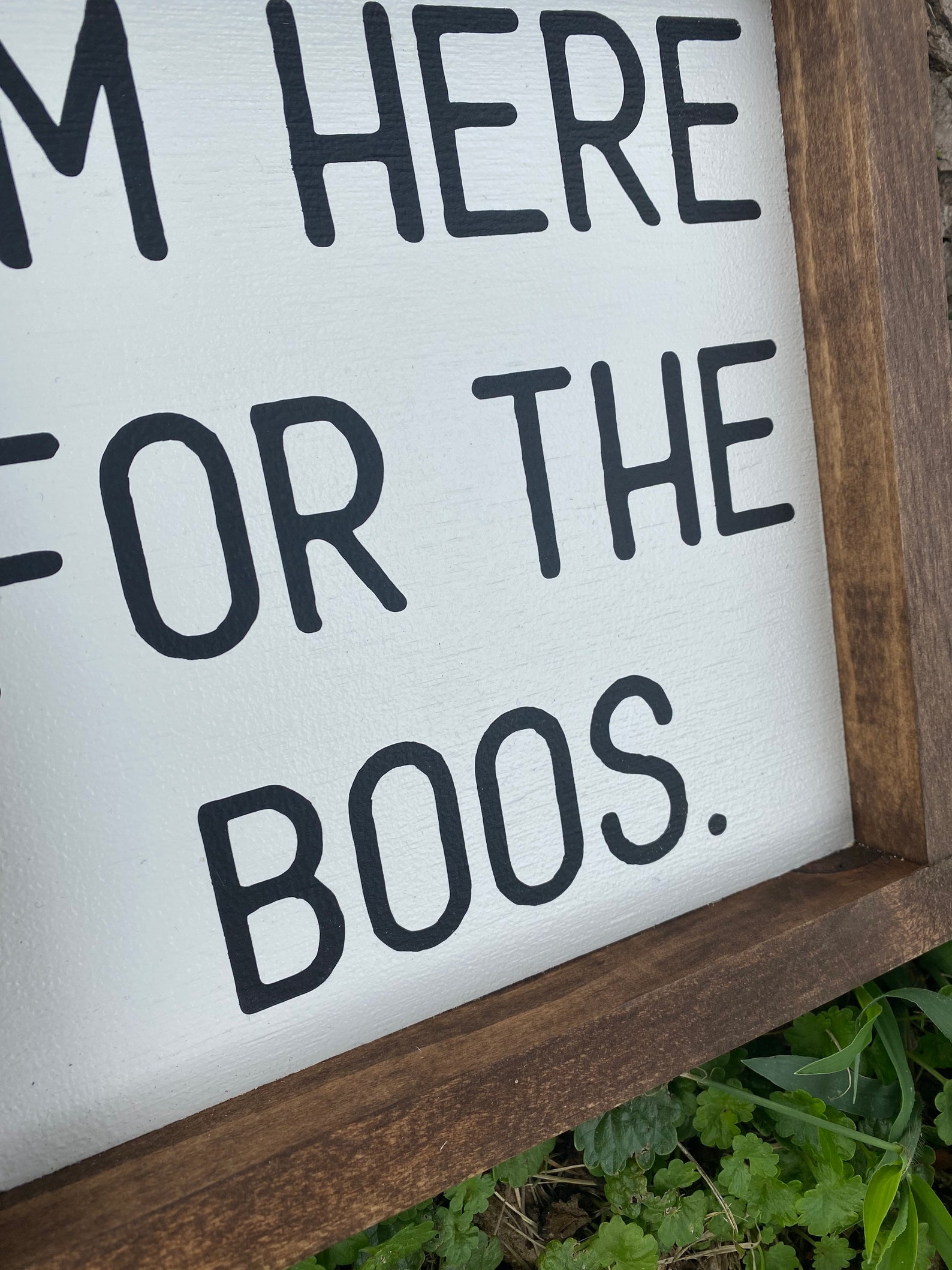 I'm Here for the Boos Sign Boo Sign Happy Halloween - Etsy