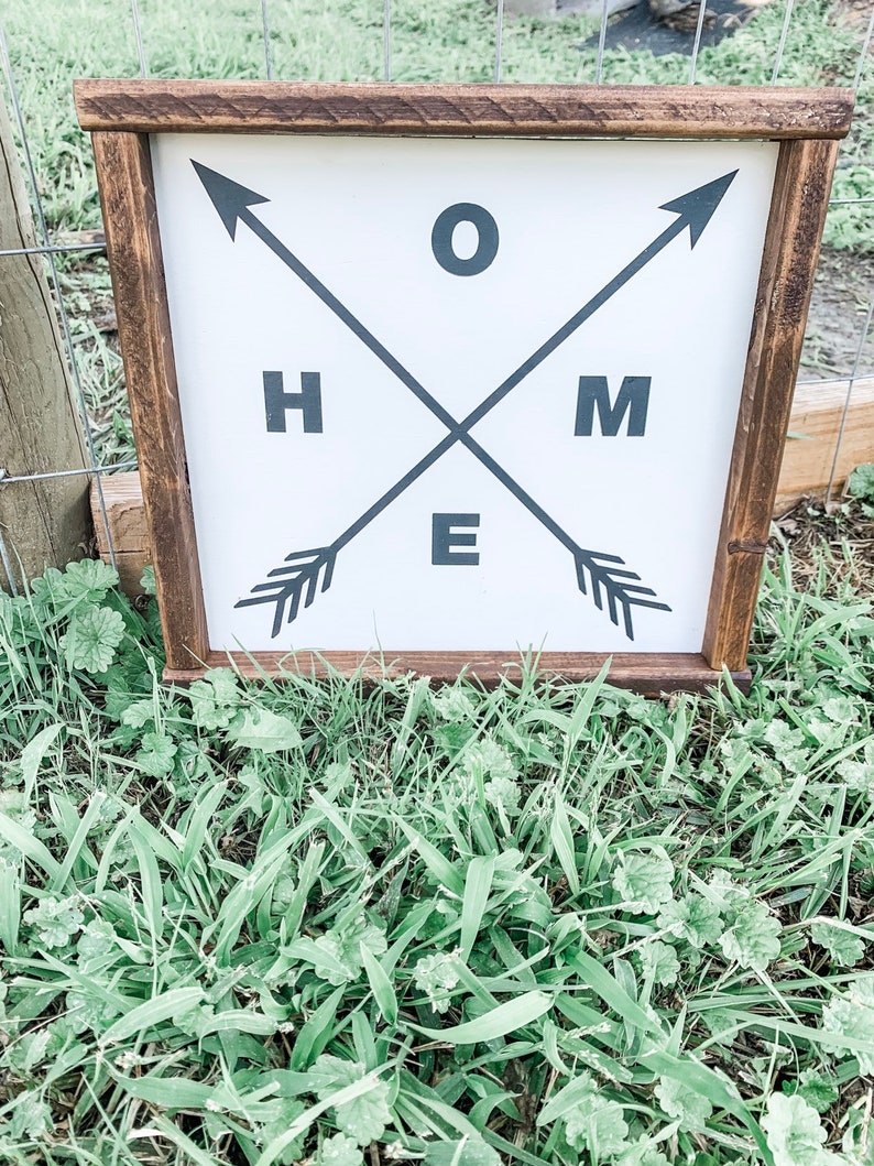 Home Arrow Sign Home Sign Home Home Arrows Farmhouse - Etsy