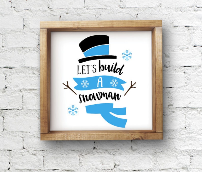 Let's Build A Snowman - Etsy
