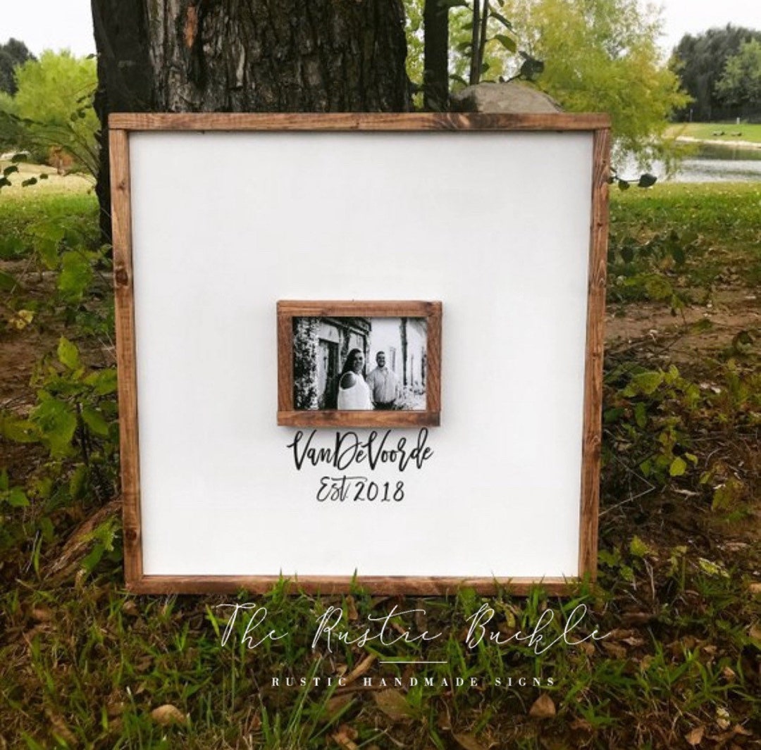 Wedding Guest Book Sign | Signature Wedding Sign |wooden Wedding Guest ...
