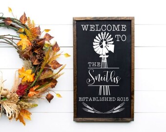 Windmill Name Sign - Etsy