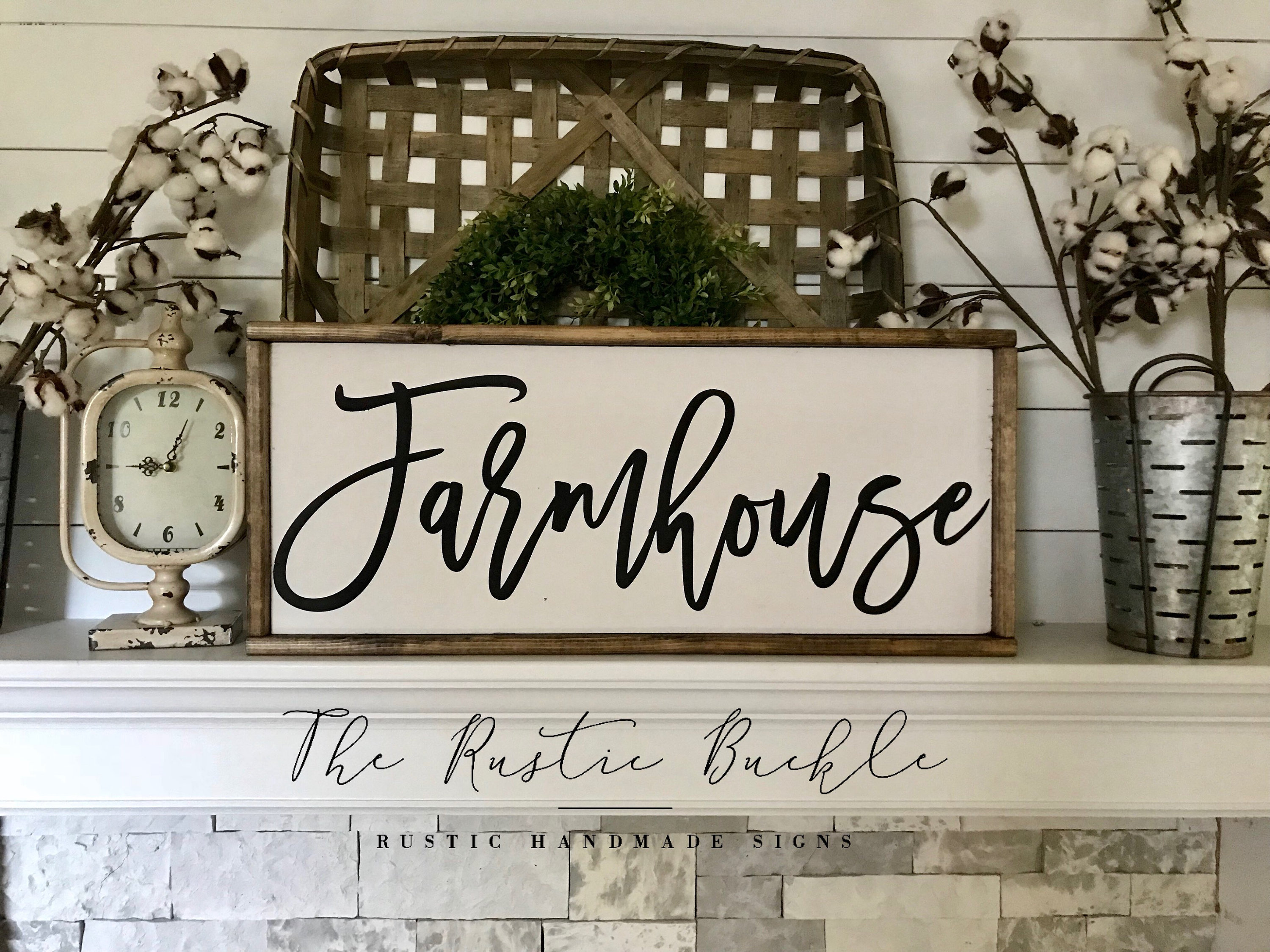 Farmhouse Sign, Farmhouse Decor, Rustic Farmhouse Sign, Framed ...