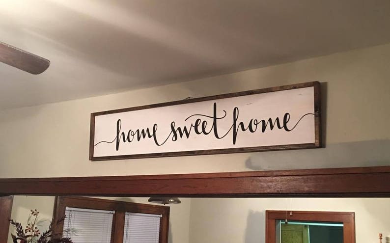 Home Sweet Home, Home Sweet Home Sign, Entryway Sign, Rustic Home Decor ...
