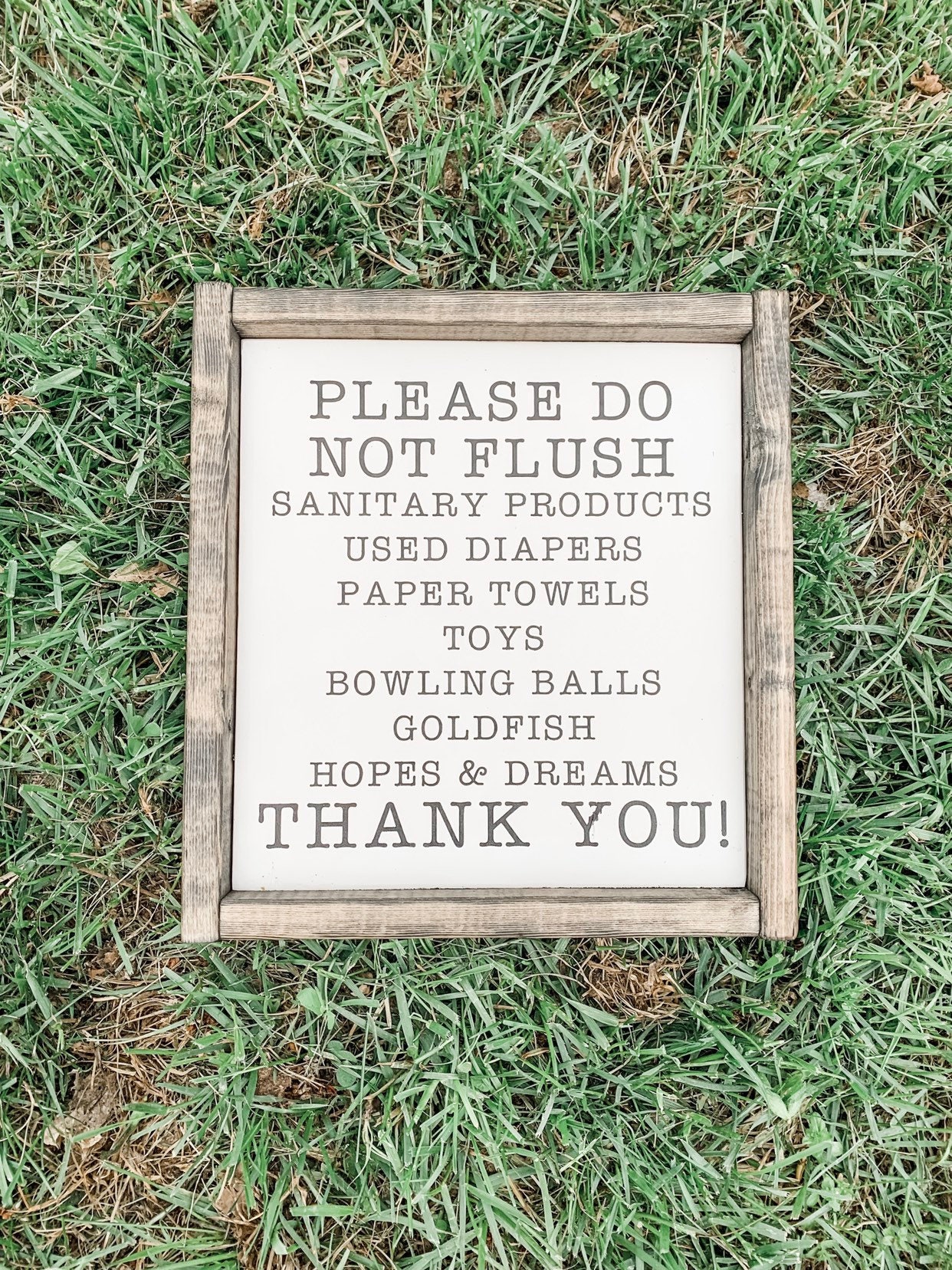 Please Do Not Flush Bathroom Sign, Funny Bathroom Decor, Adult Humor ...