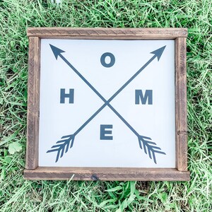 Home Arrow Sign Home Sign Home Home Arrows Farmhouse - Etsy