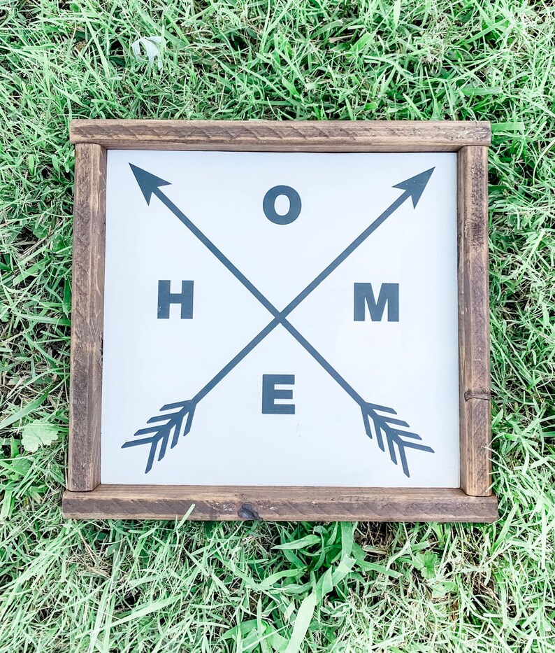 Home Arrow Sign Home Sign Home Home Arrows Farmhouse - Etsy