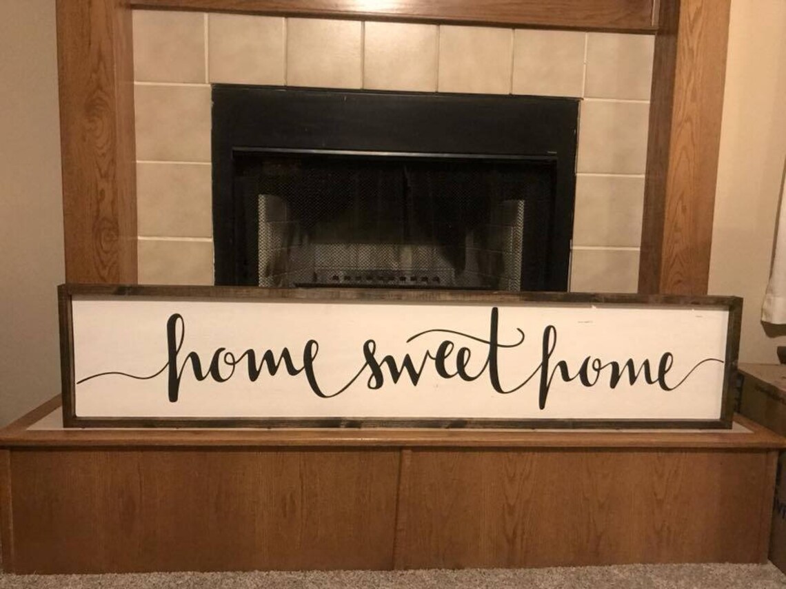 Home Sweet Home, Home Sweet Home Sign, Entryway Sign, Rustic Home Decor ...