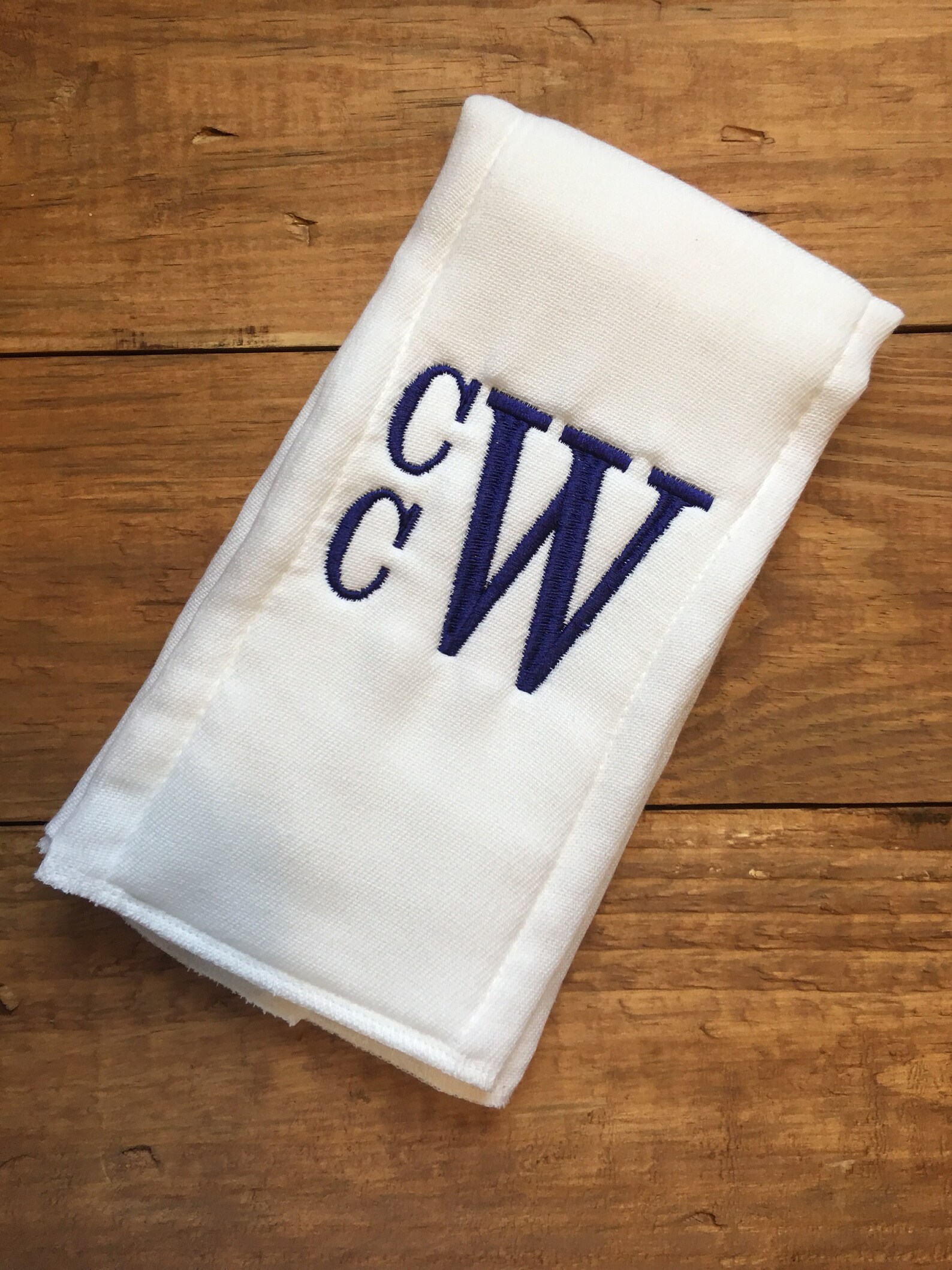 Baby Boys Stacked Monogrammed Burp Cloth - Boys Monogrammed Baby Shower ...