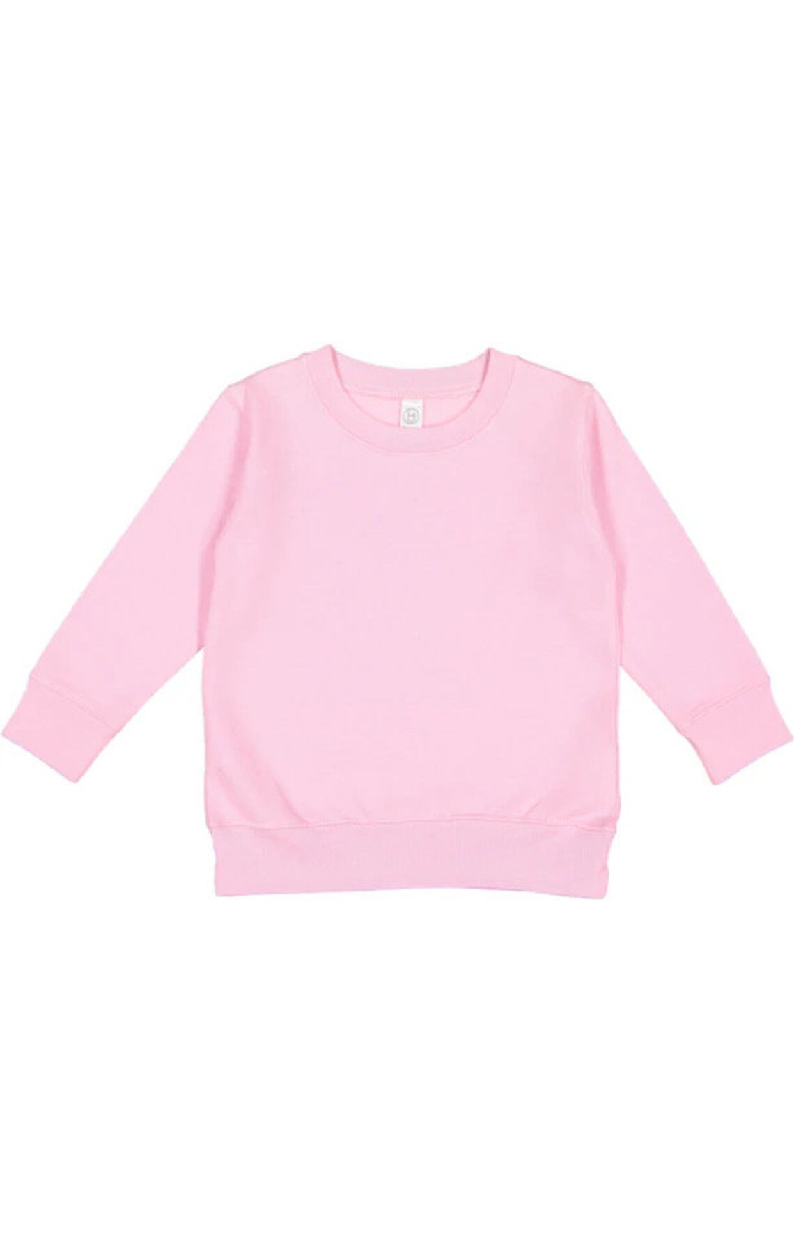Girls Pink Monogrammed Sweatshirt: Rainbow Letter, Toddler Sweater - Etsy
