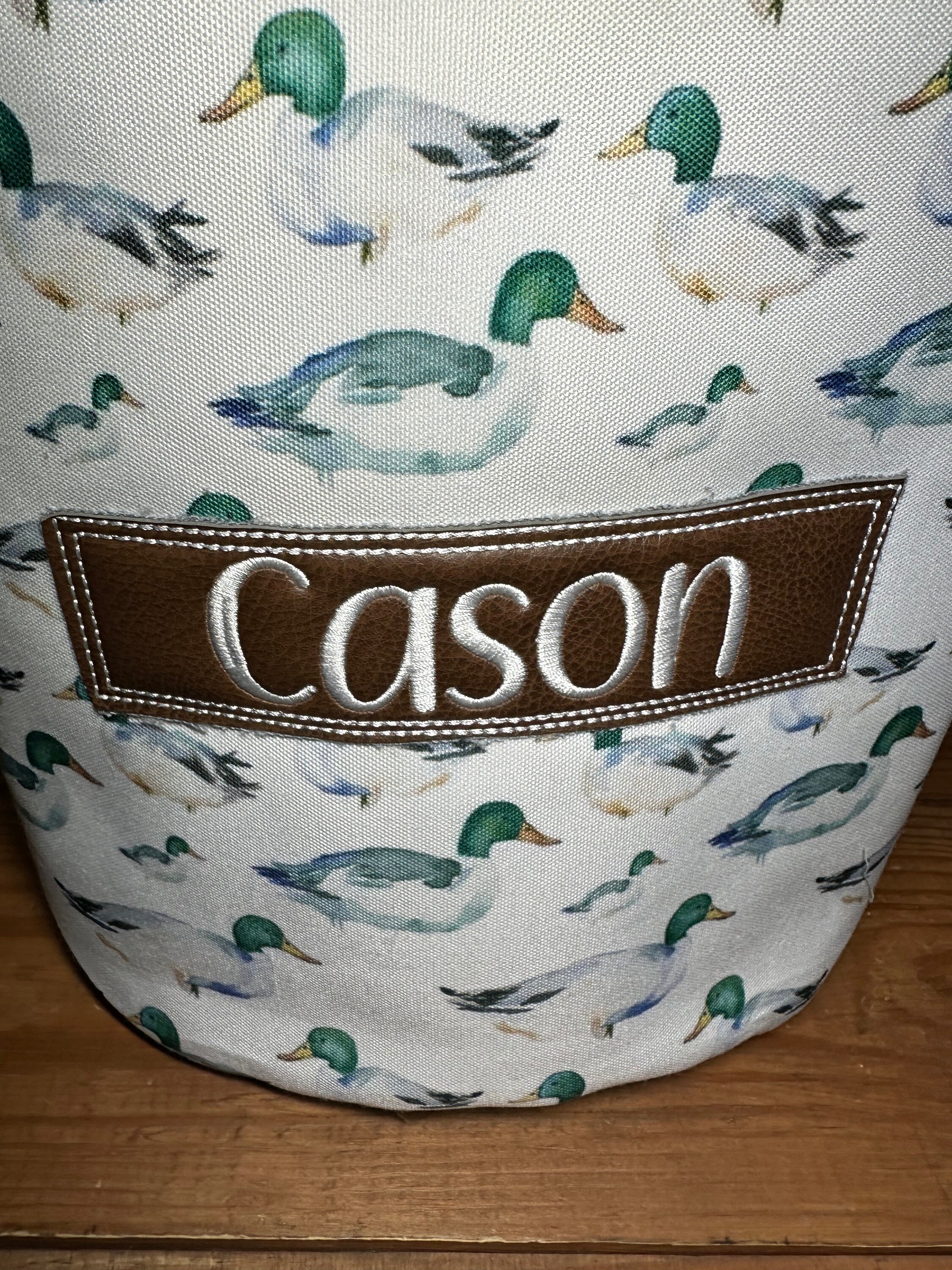 Boys Easter Basket, Ducks Easter Bucket, Monogrammed Easter Basket ...
