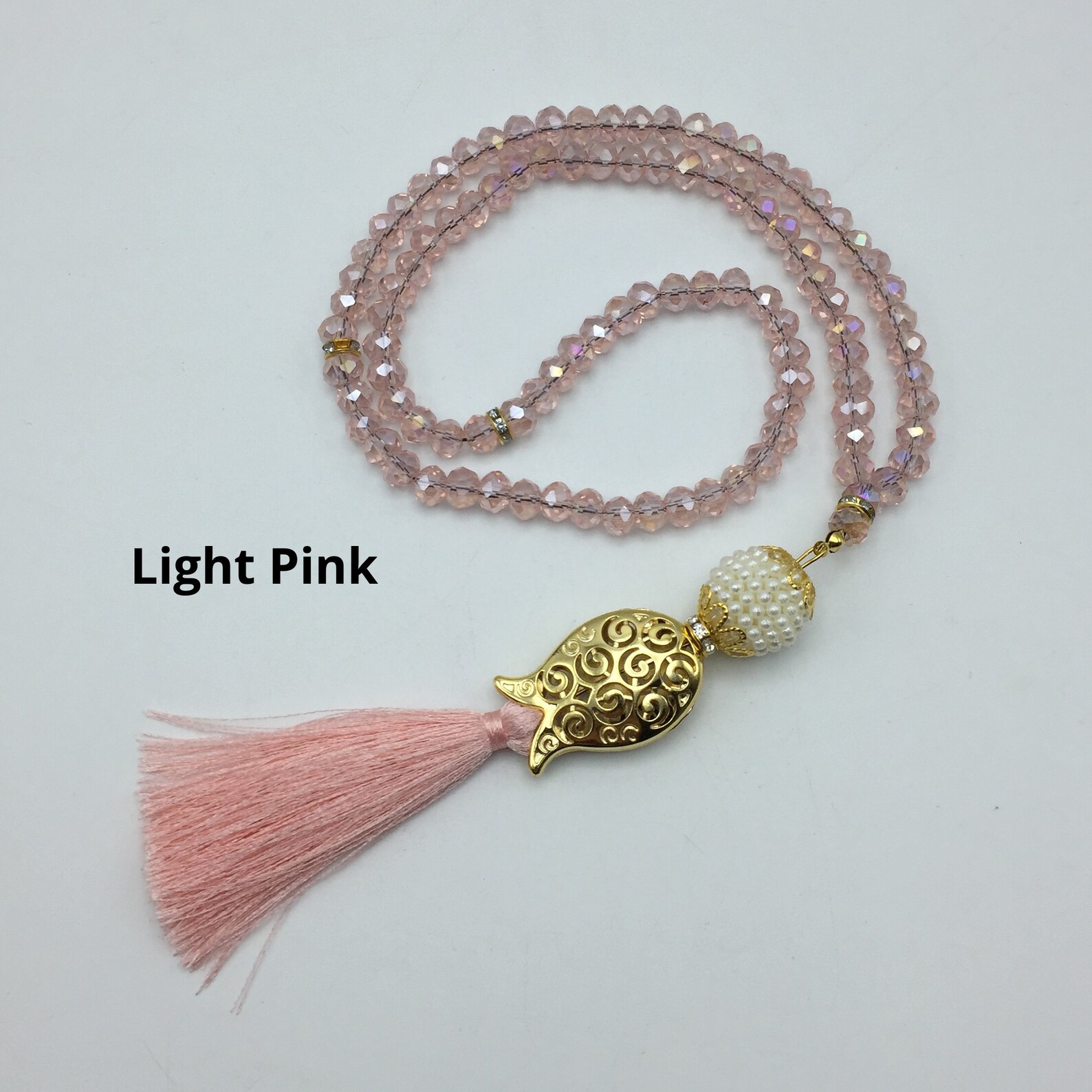 Tasbih 99 Beads Crystal Tasbih Pearl Tasbeeh Silver Crystal | Etsy