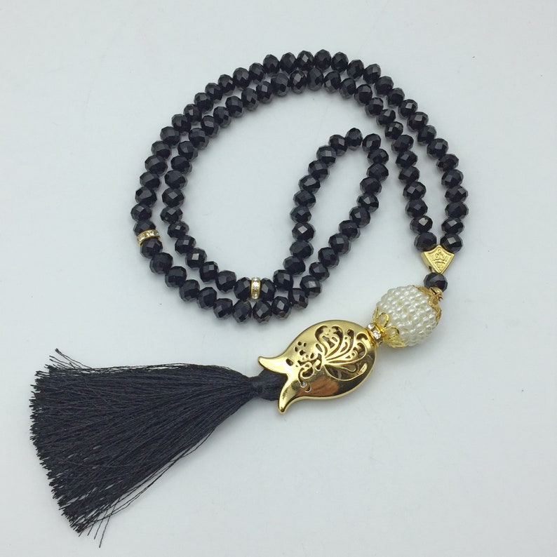 Tasbih 99 Beads Crystal Tasbih Pearl Tasbeeh Silver Crystal | Etsy