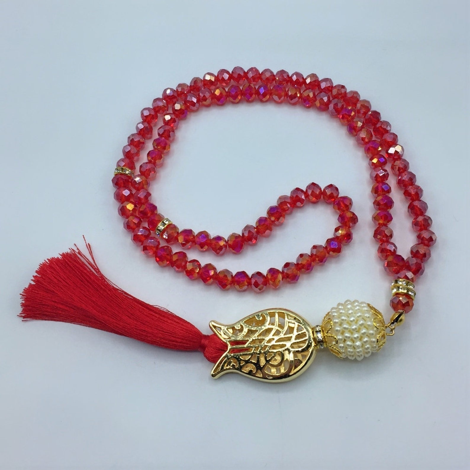 Crystal 99 Beads Tasbih Misbaha Islamic Prayer Gift - Etsy