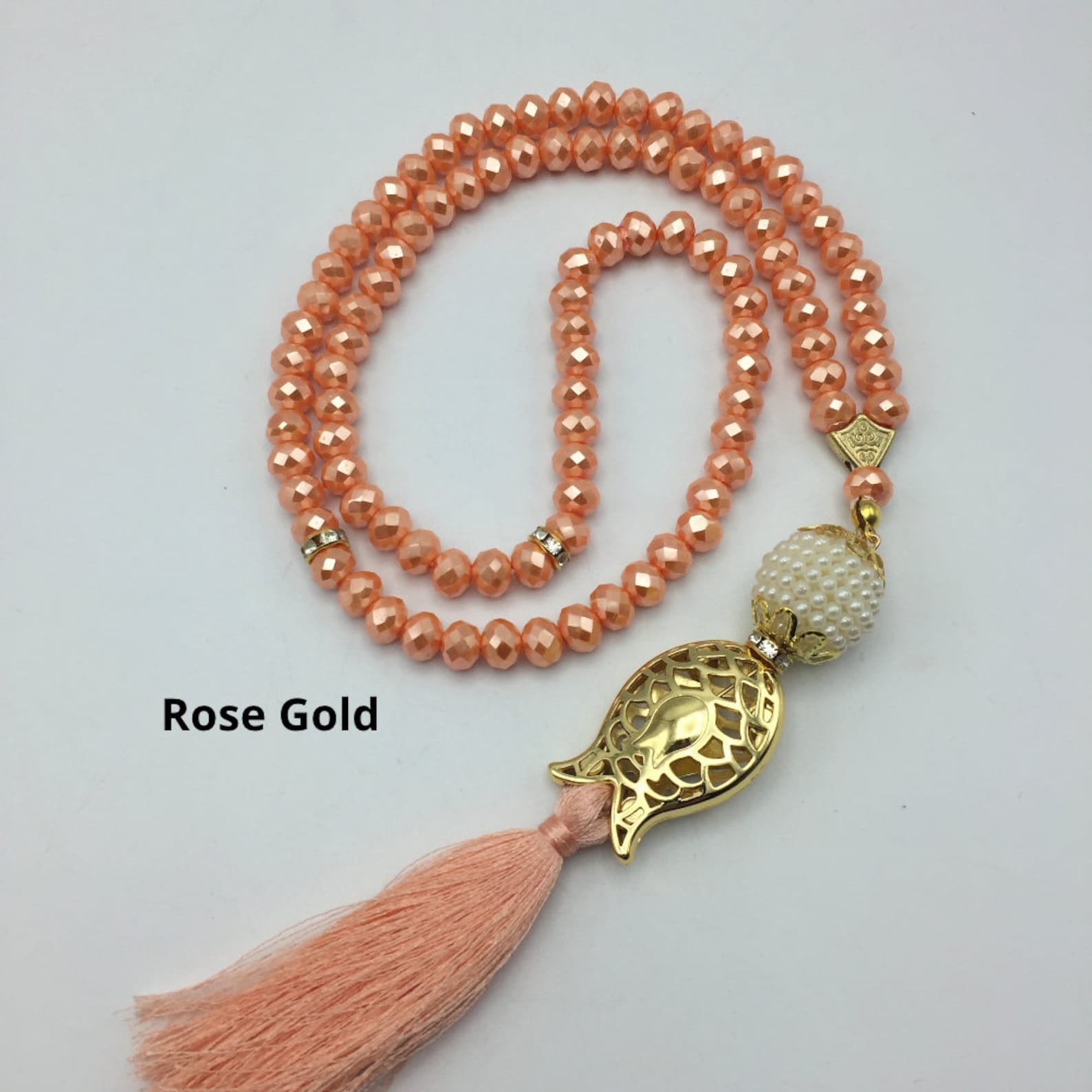 Crystal Tasbih Misbaha Islamic Prayer Beads 99 Beads - Etsy