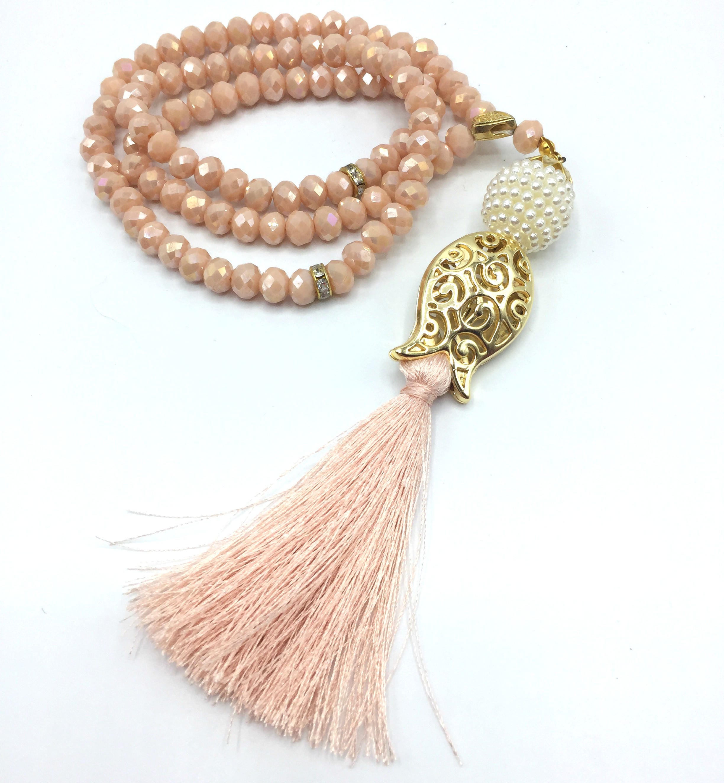 Crystal 99 Beads Tasbih Misbaha Islamic Prayer Gift | Etsy