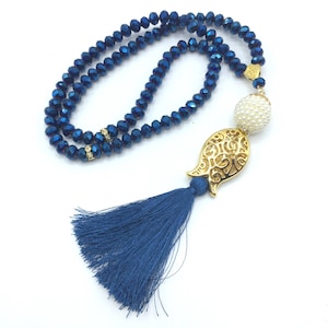 Crystal Tasbih, Misbaha, Islamic Prayer Beads, 99 Beads, Crystal ...