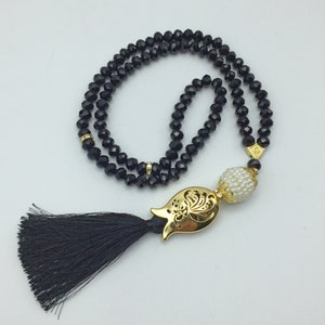 Crystal Tasbih, Misbaha, Islamic Prayer Beads, 99 Beads, Crystal ...