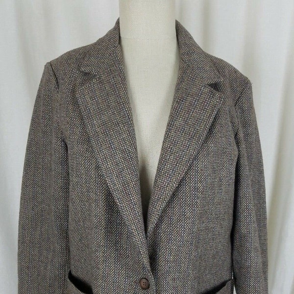 Mottled Tweed Coat - Etsy
