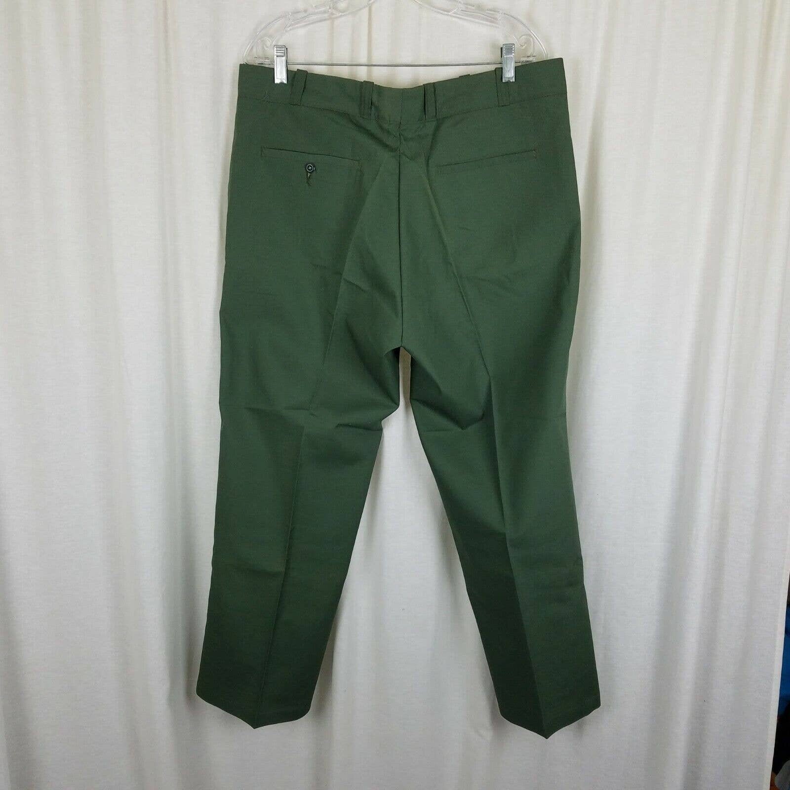 Vintage Sears Work Leisure Pants Full Fit Perma-prest Mens 38x28 70s ...