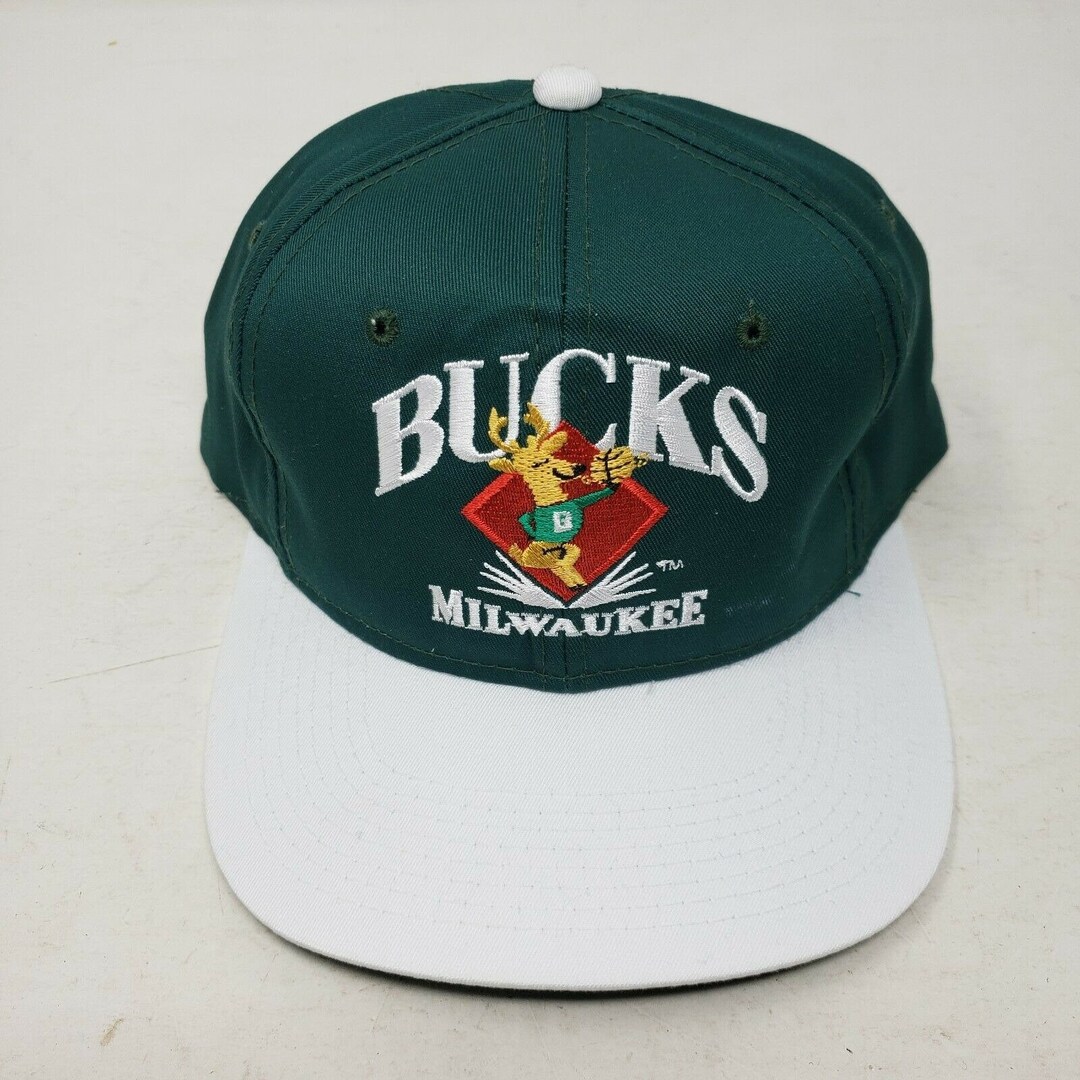 Vintage Milwaukee Bucks AJD Wool Snapback Hat Cap Mens Basketball NBA ...