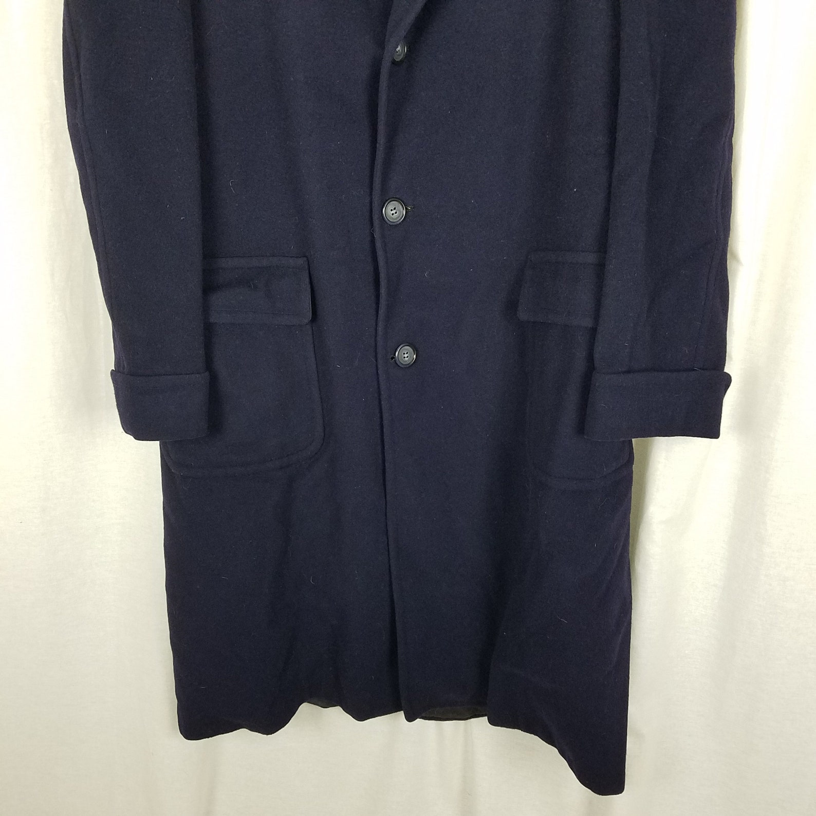 Clipper Craft Clothes Wool Peacoat Polo Coat Mens Size 42 Vintage 1950s ...