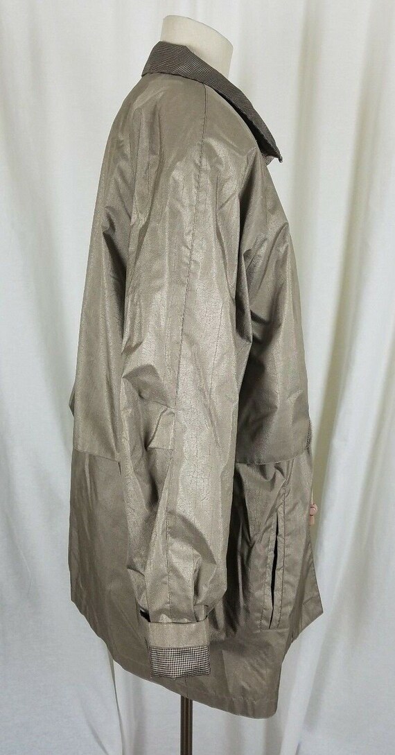 Ms. Cambridge Metallic All Weather Short Trench Coat … - Gem