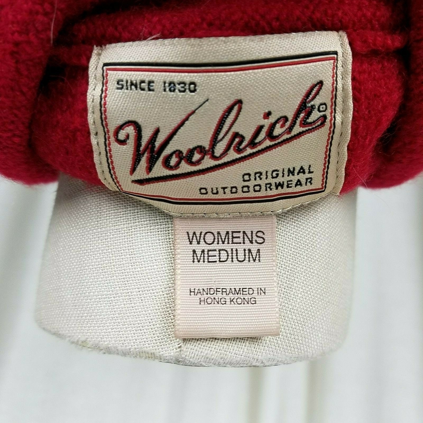 Vintage Woolrich Boiled Wool Cardigan Sweater Vest Jacket Womens Size M ...