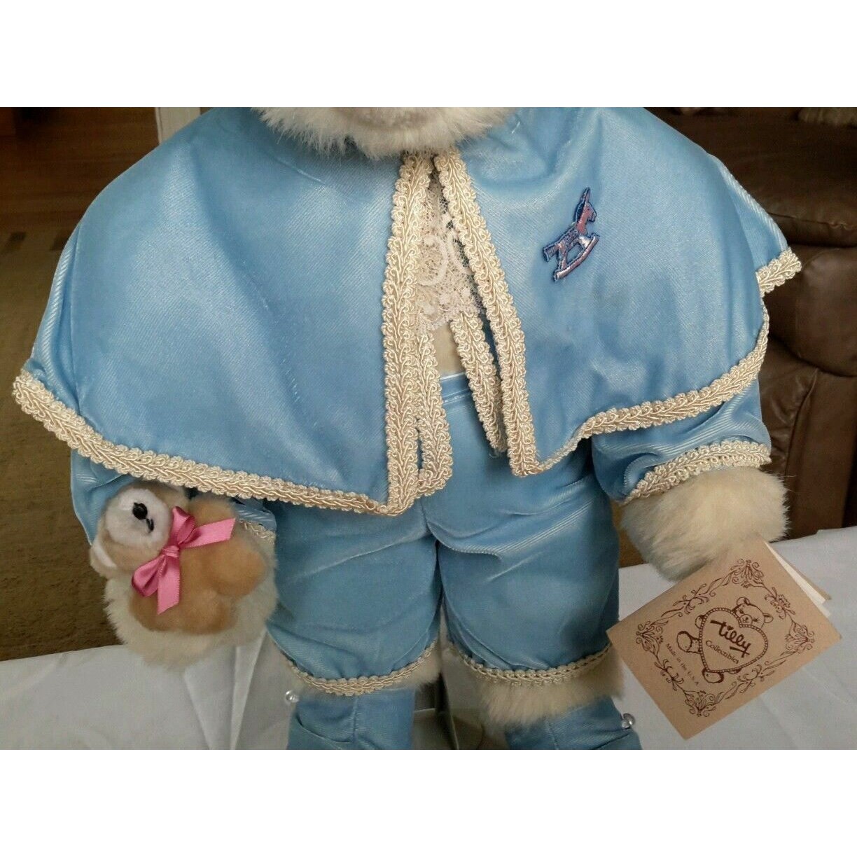 Vintage Tilly Collectibles Jamie 218 White Boy Teddy Bear Stuffed ...