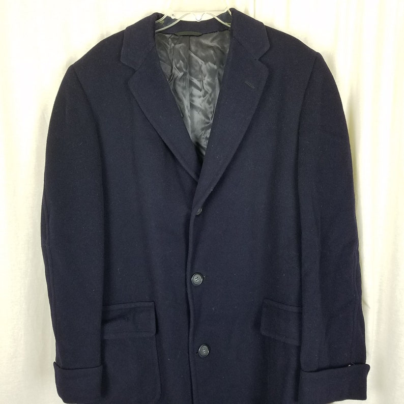 Clipper Craft Clothes Wool Peacoat Polo Coat Mens Size 42 Vintage 1950s ...