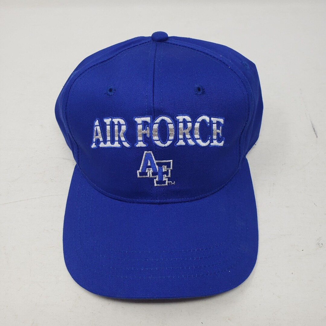 Vintage AF Air Force Academy Baseball Hat Cap Strapback Strike Through ...