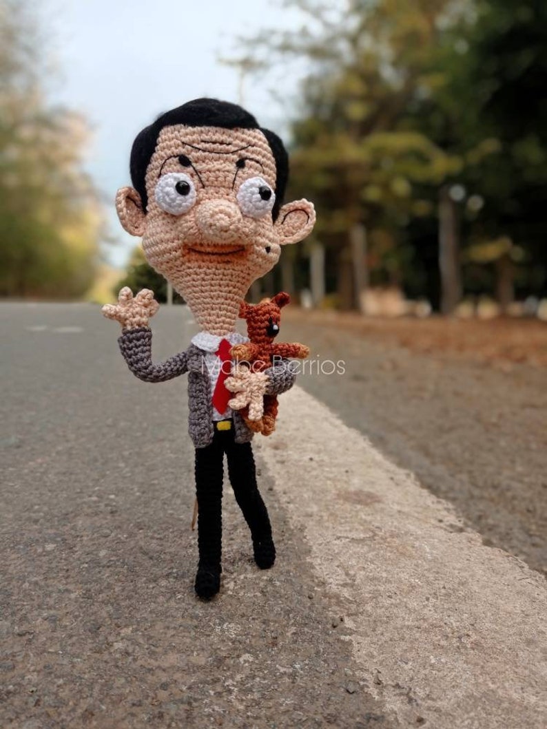 Mr Bean and Teddy Amigurumi PDF Pattern - Etsy