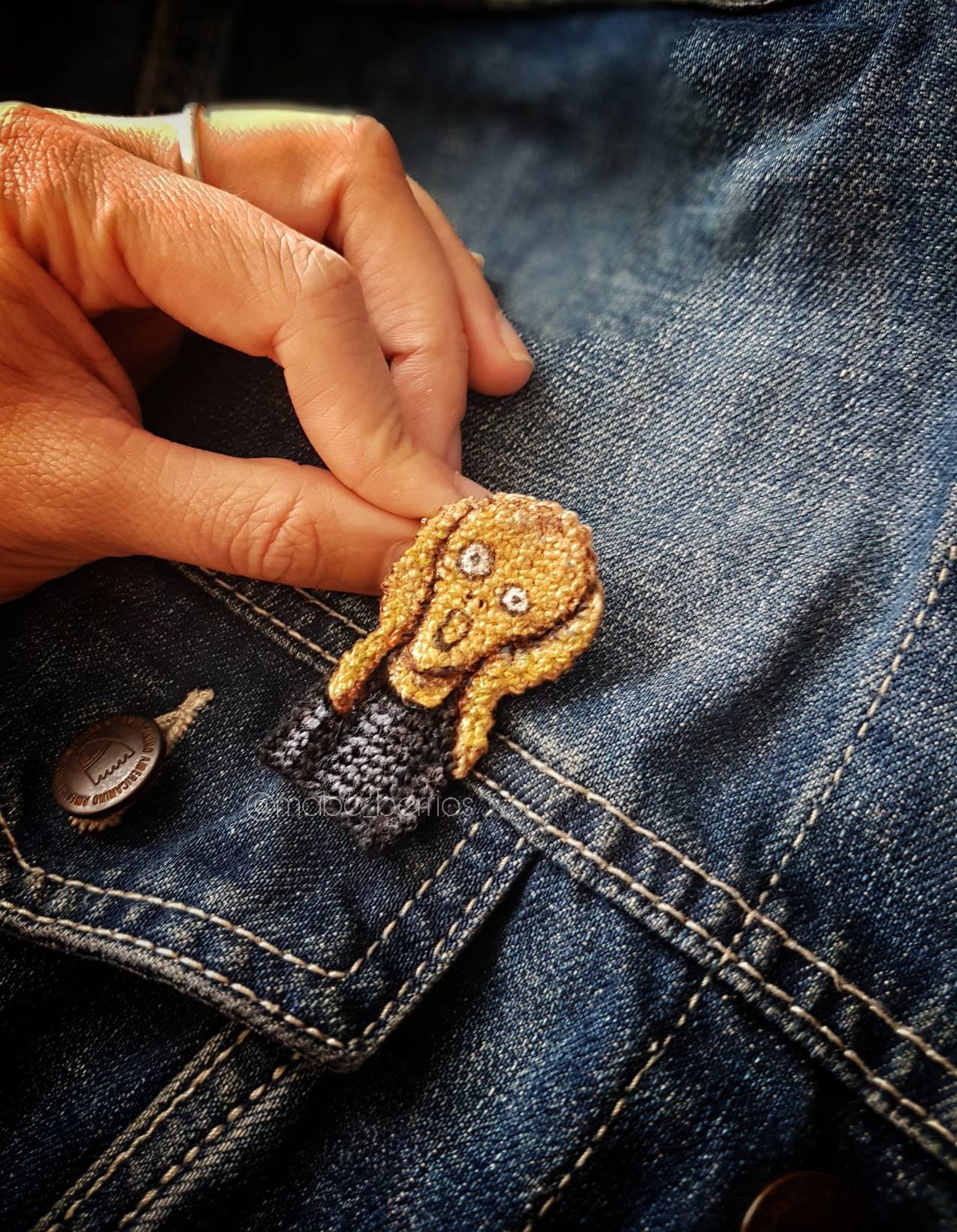 PDF PATTERN Crochet The Scream Amigurumi - Etsy España